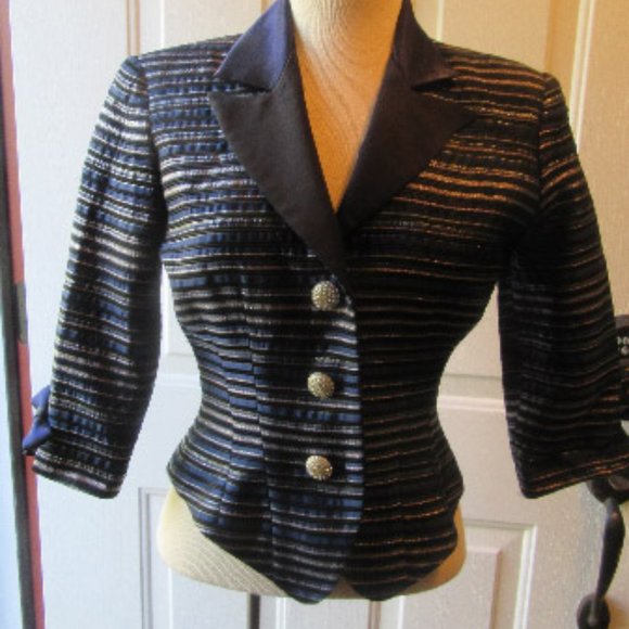JS Collections | Jackets & Coats | Vintage Js Collections Formal Blue ...